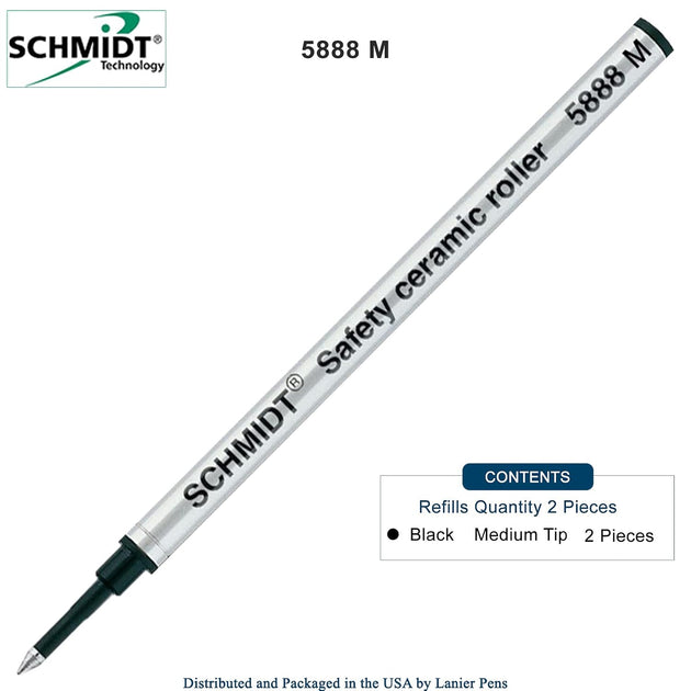Pininfarina Schmidt 5888 Black Ink Rollerball Pen Refill