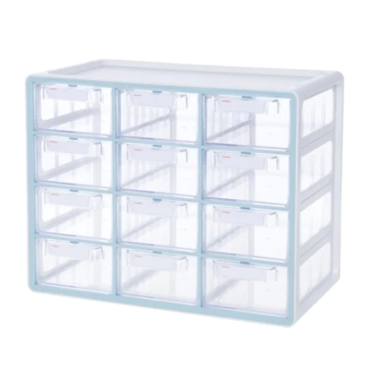 Sysmax | Multi Utility Storage Box | 12 Drawers | Organizer | Mint | U