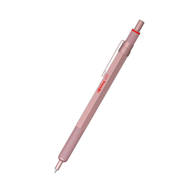 Rotring 600 Medium Point Ballpoint Pen – Rose Gold | Penpencilink