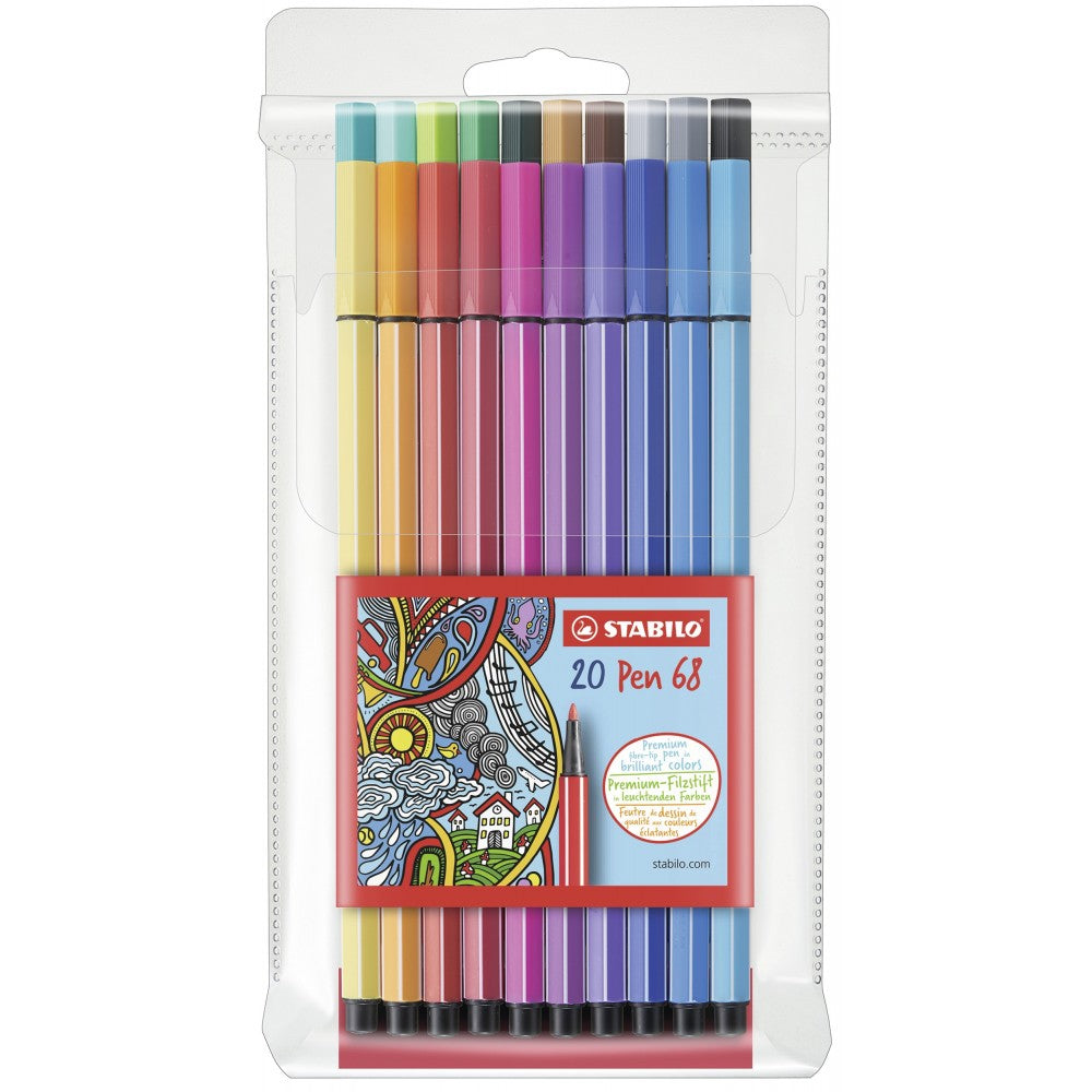 Stabilo | Pen 68 | Pack Of 20 – penpencilink